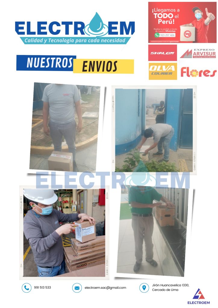 Envíos Realizados - Electroem Perú
