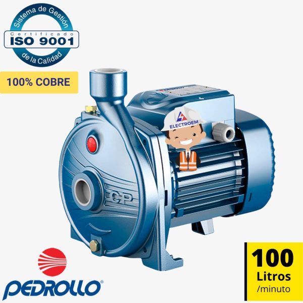 Electrobomba Pedrollo 1.0HP CPm620 Monofásica 100L/min - Electroem Perú